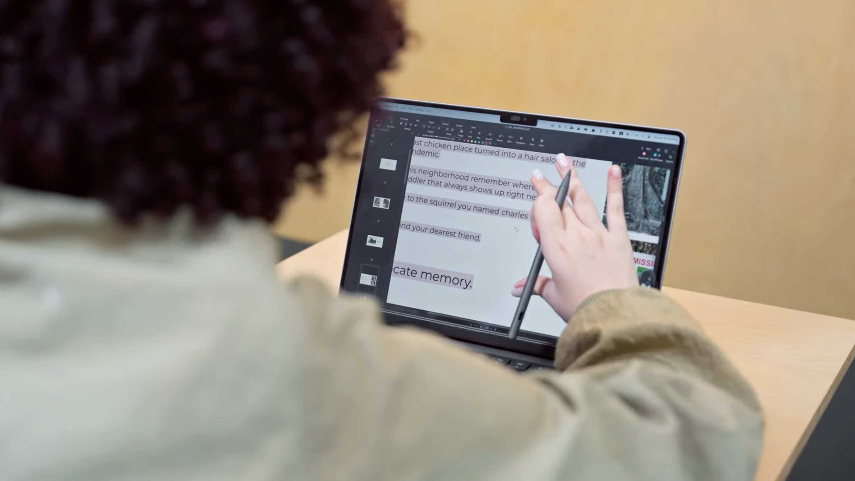 This snap-on accessory instantly gives your MacBook a touch screen