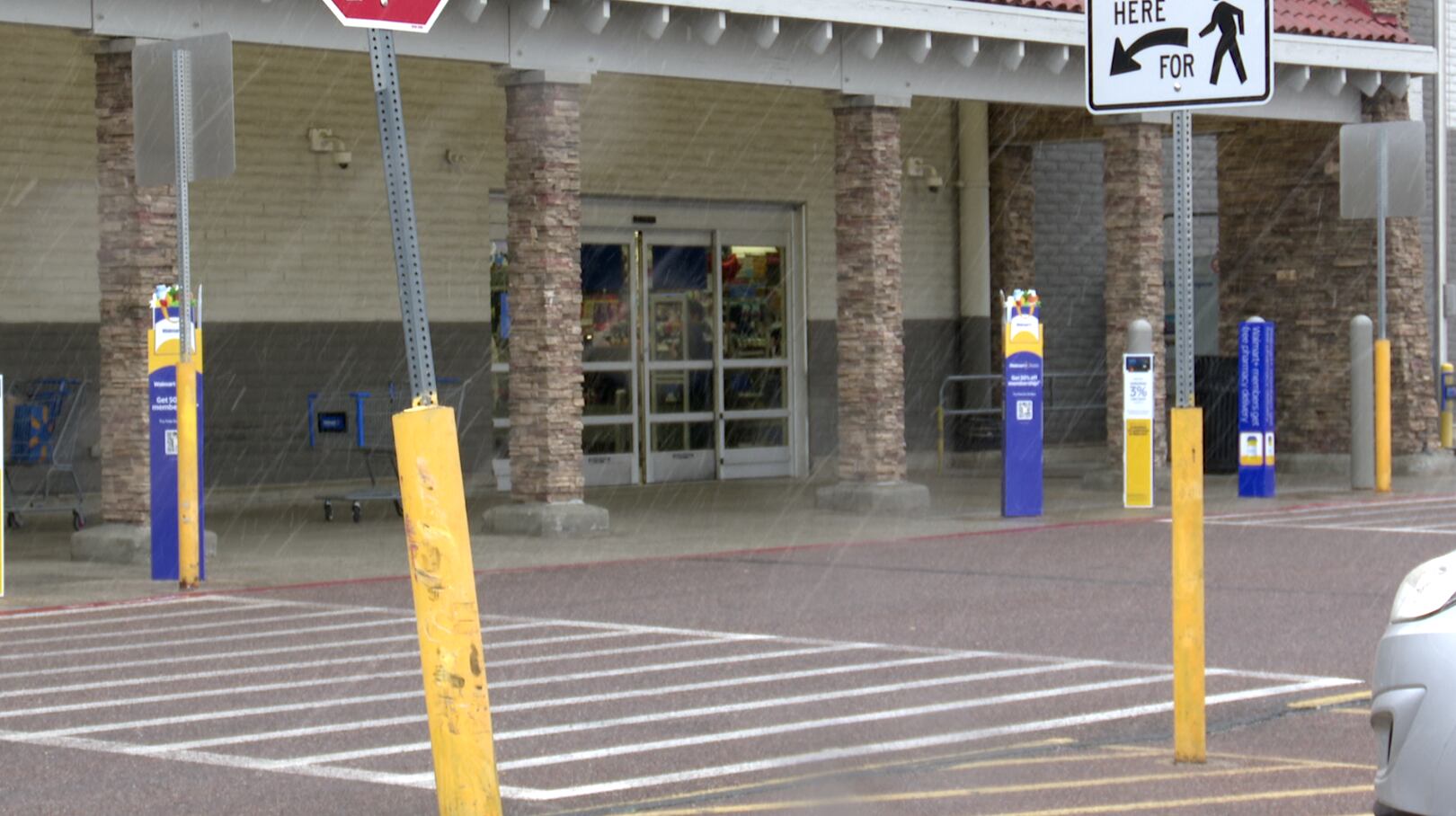 Suspect accused of striking security guard with vehicle, crashing into ...