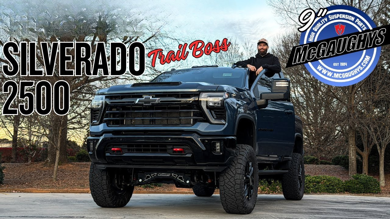Silverado 2500 Trail Boss build featuring Fox shocks and lift