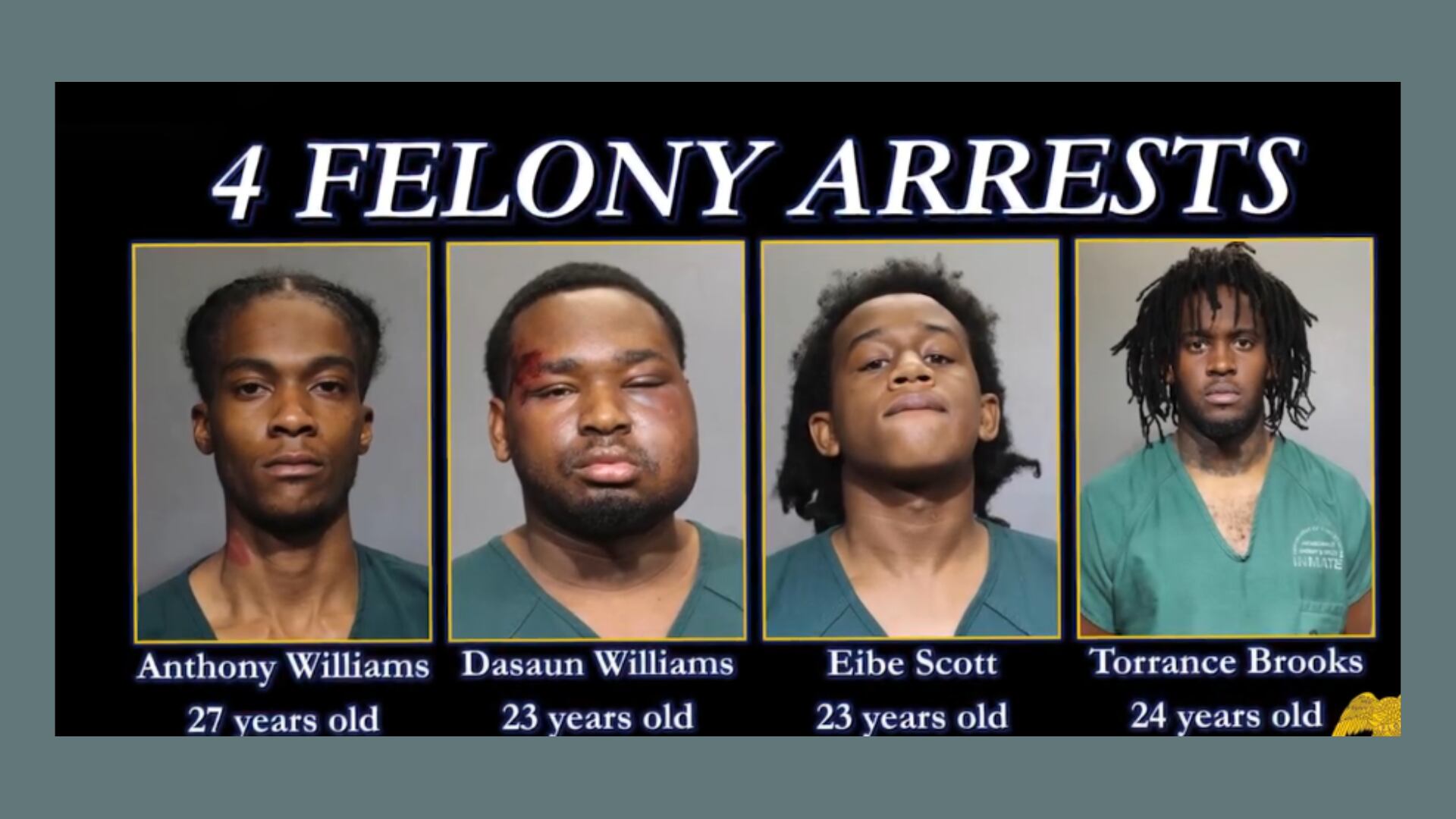 Four gang members arrested after months-long drug investigation: JSO