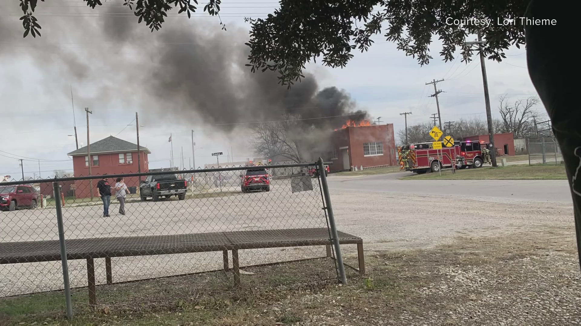 Historic building catches fire in Bartlett