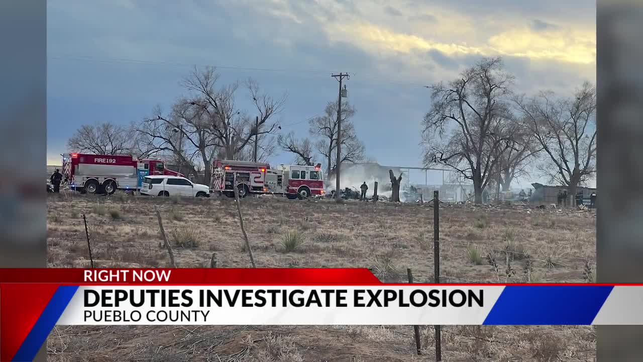 Deputies investigate explosion in Pueblo County