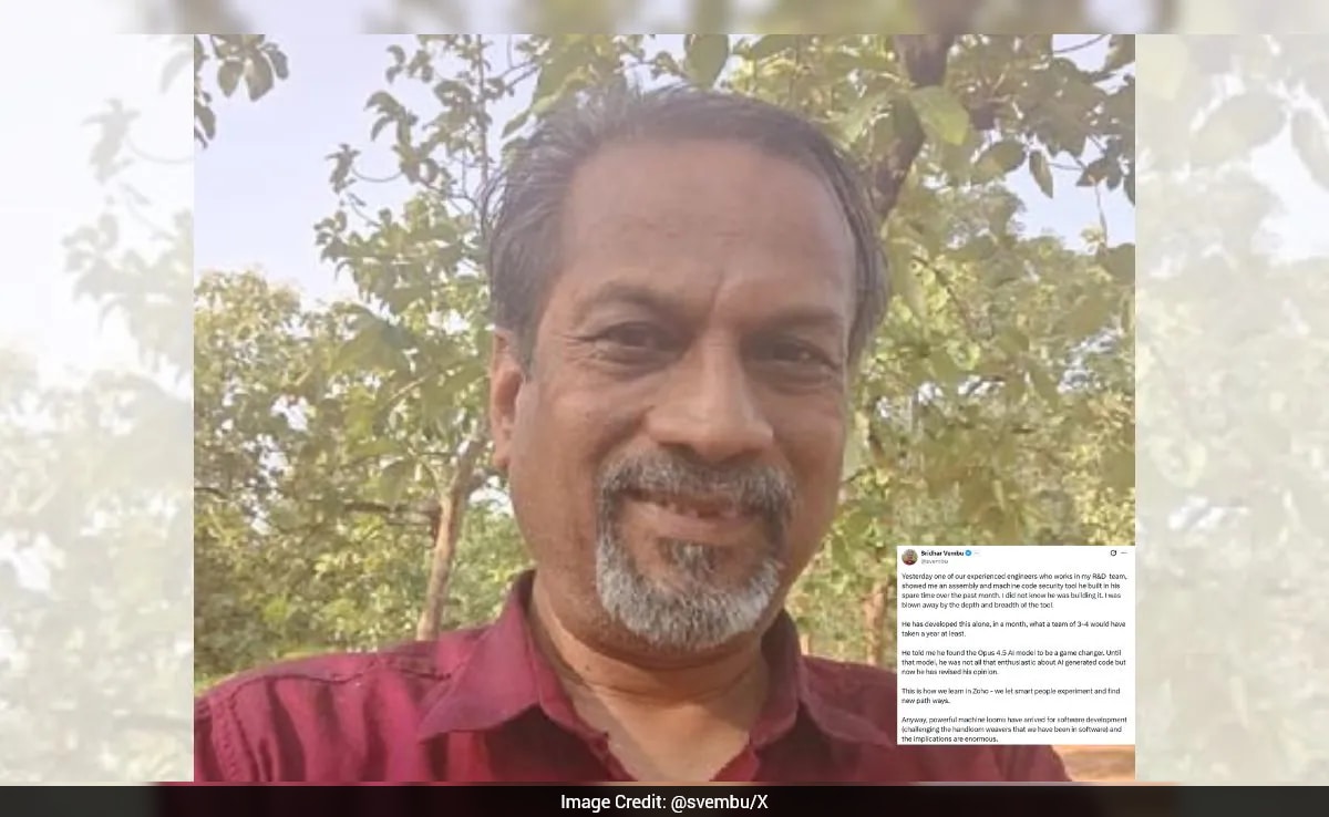 I was blown away: Zoho founder amazed as engineer builds advanced AI ...