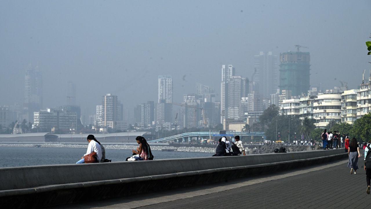 Hazy morning in Mumbai with minimum 20 degrees Celsius; AQI at 110
