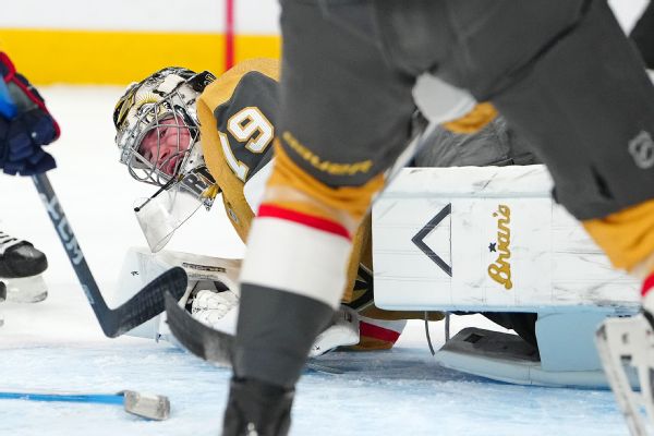 Golden Knights goalie Carter Hart out with a lower-body injury