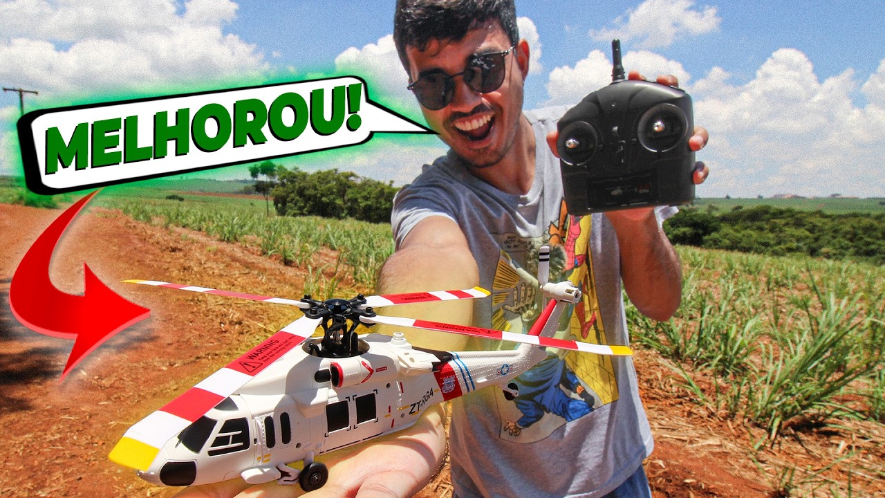 Novo helicóptero militar RC Black Hawk WLtoys K270