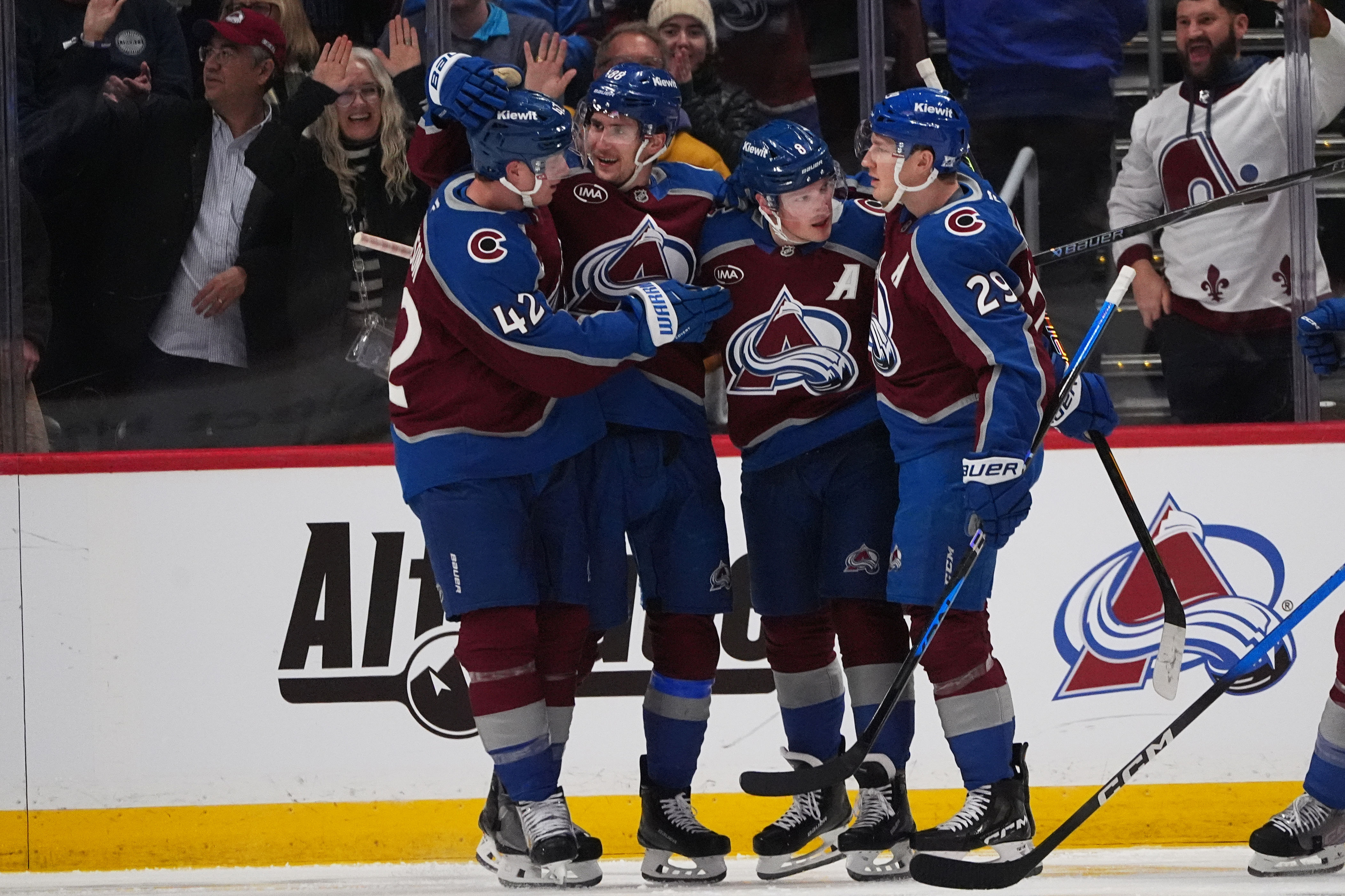 Avs defenseman Josh Manson has fight, 2 goals and 2 assists with dad ...