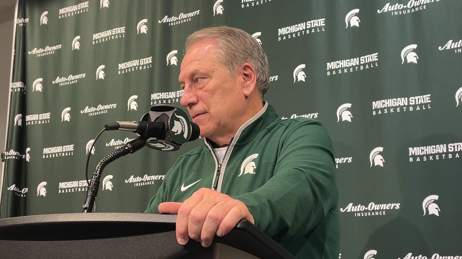 Michigan State HC Tom Izzo on Jeremy Fears Jr.