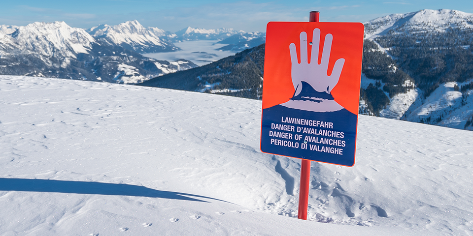 Große Gefahr: Lawinen-Alarm in den Bergen