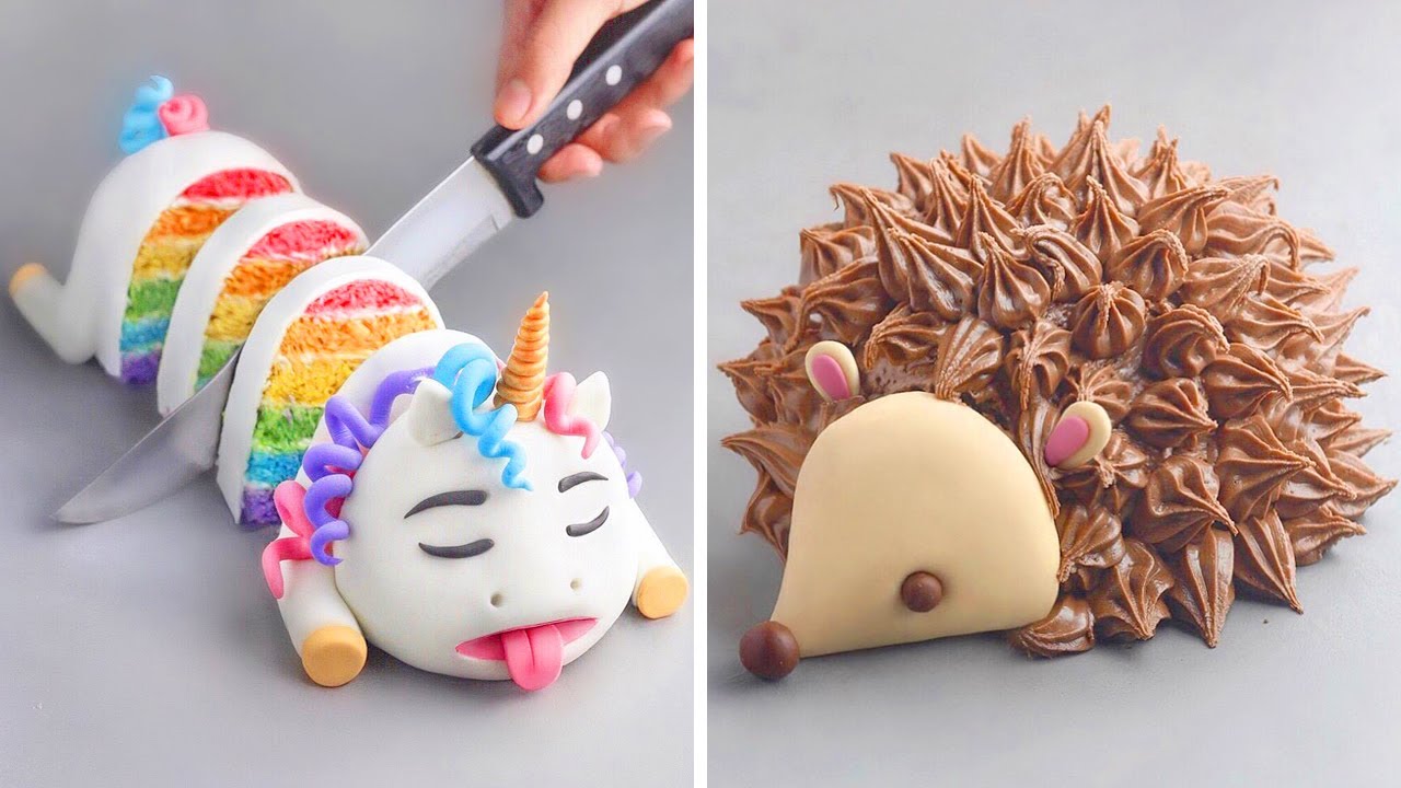 Hoe Te Maken Unicorn & Egel Taarten