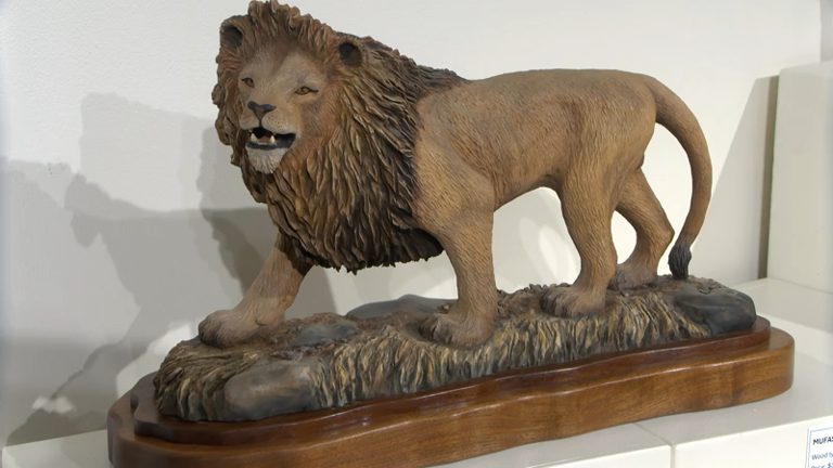 Local artist’s wood carvings on display at Norfolk Art Center