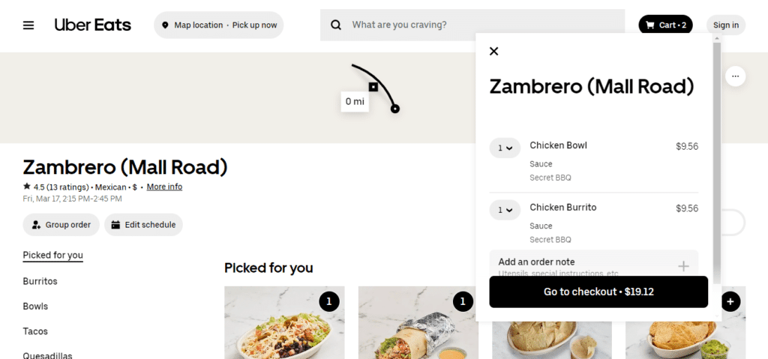 Zambrero menu with prices [updated 2026]