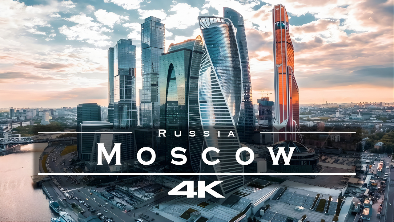 Moscow, Russia from above 🇷🇺 stunning 4K drone cinematic