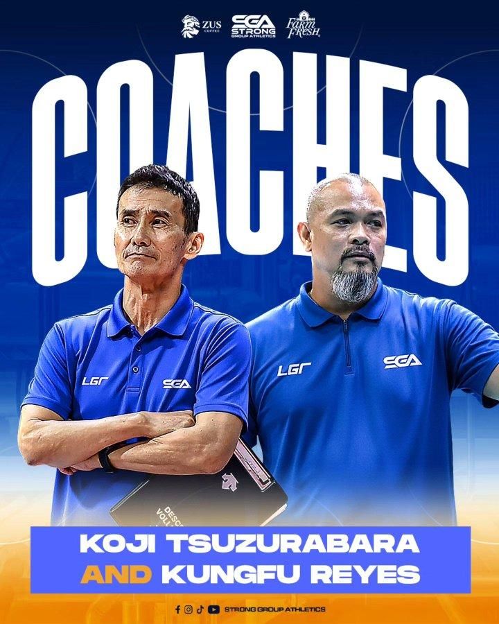 PVL: Strong Group Athletics tap coaches Koji Tsuzurabara, Kungfu Reyes