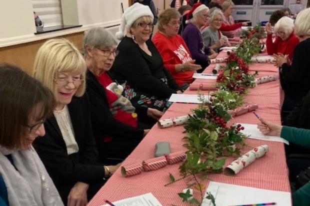 Festive fun enjoyed by the island's women's groups