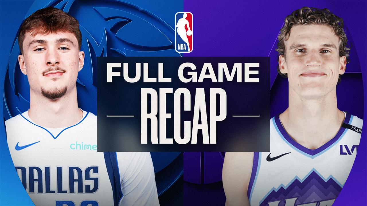 Game recap: Jazz 116, Mavericks 114