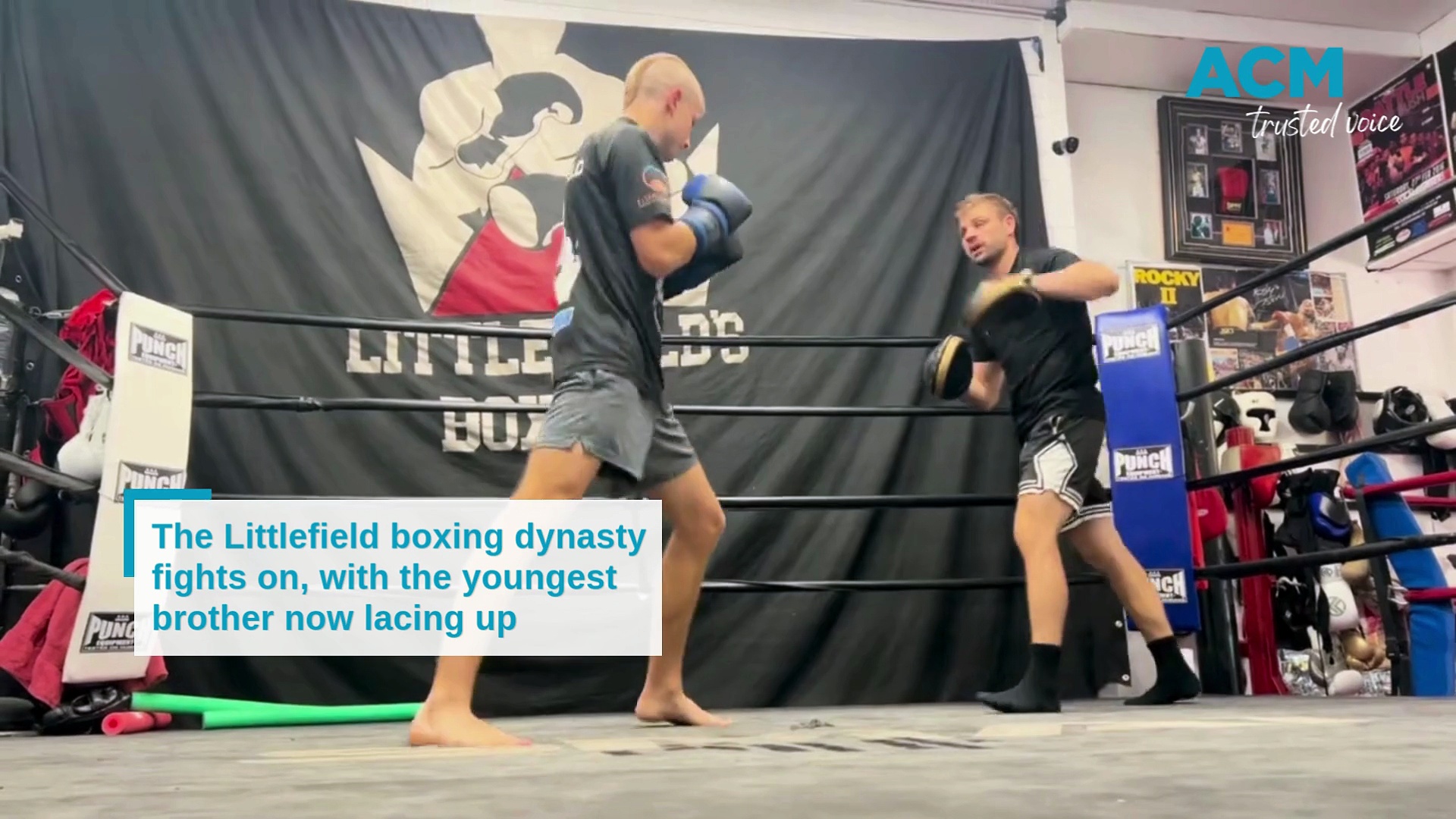 Watch: How Billy Littlefield laced up his gloves and continued on his ...