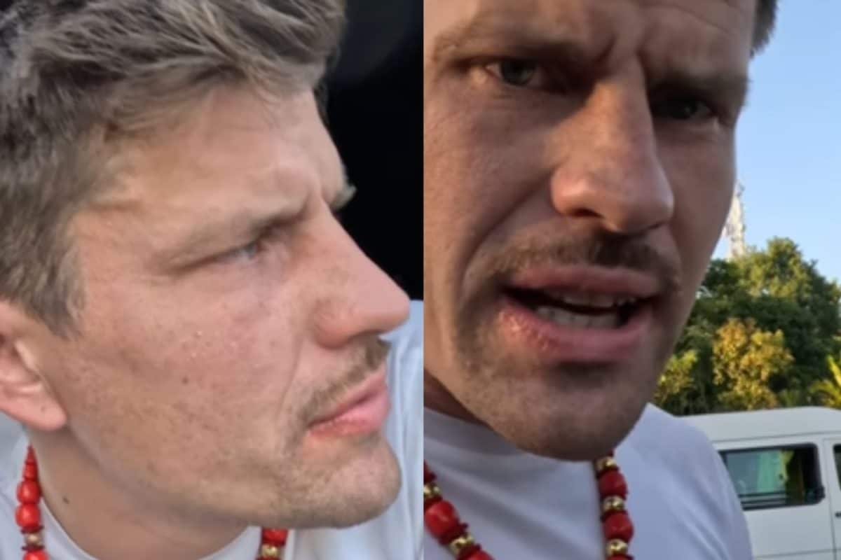 Foreigner schools tourist littering in Meghalaya’s clean village ...