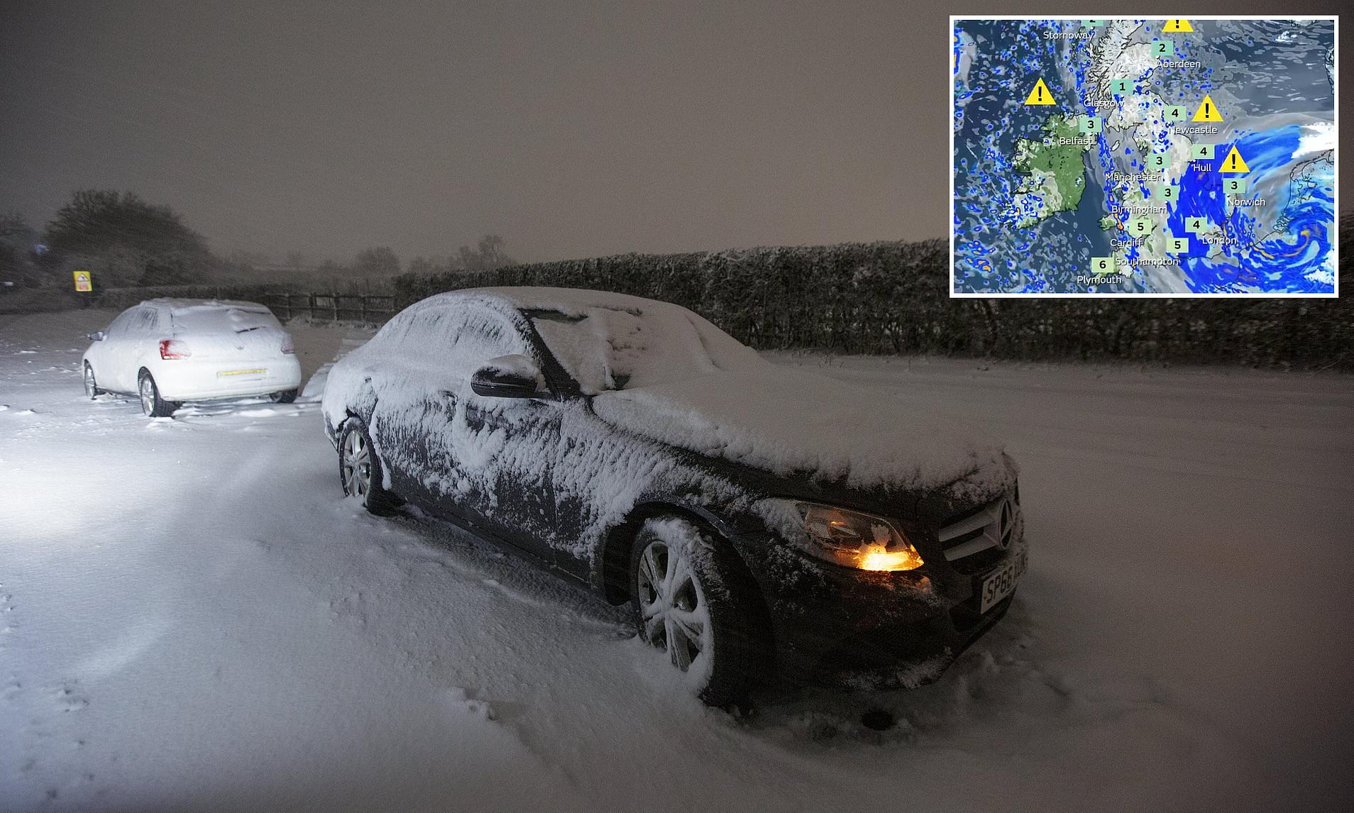 Send us your pictures of Storm Goretti as 'worst snow in a decade' hits ...