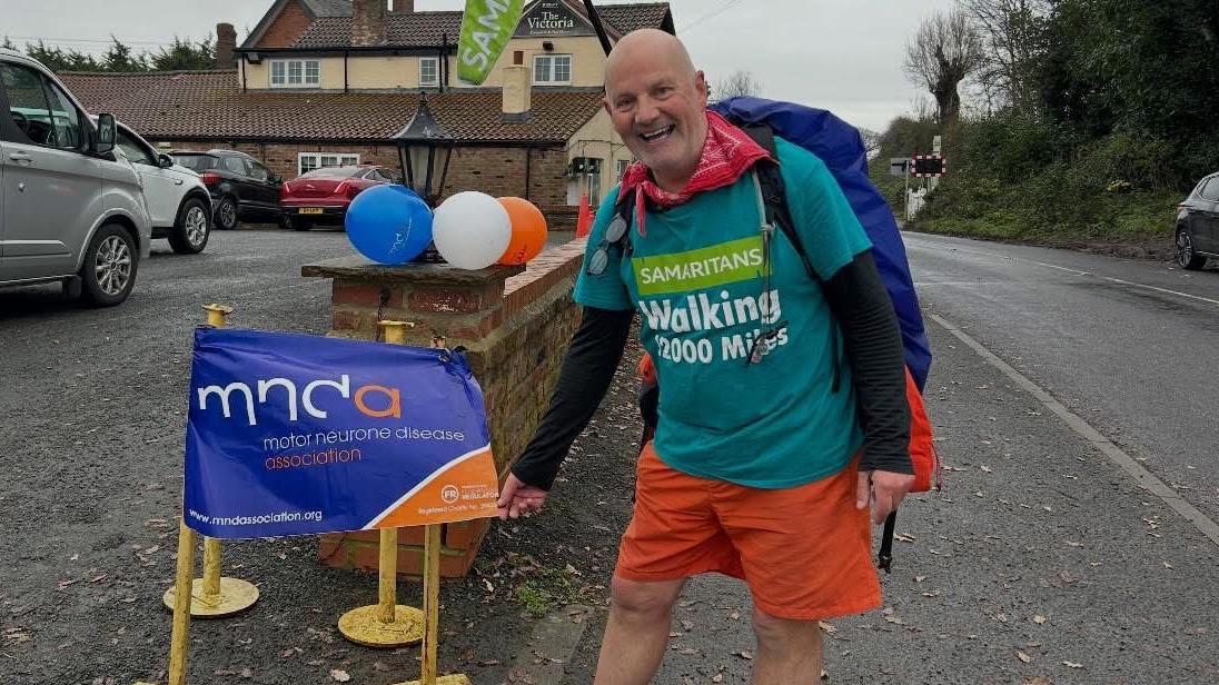 Samaritans volunteer walks 6000-mile trek - again