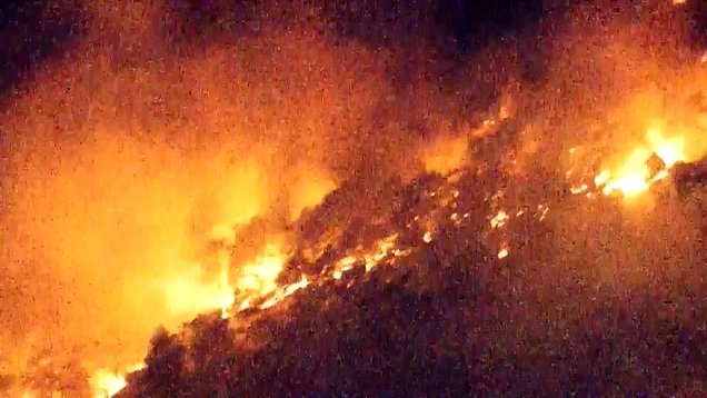 Evacuation orders issued as huge forest fire spreads in Japan