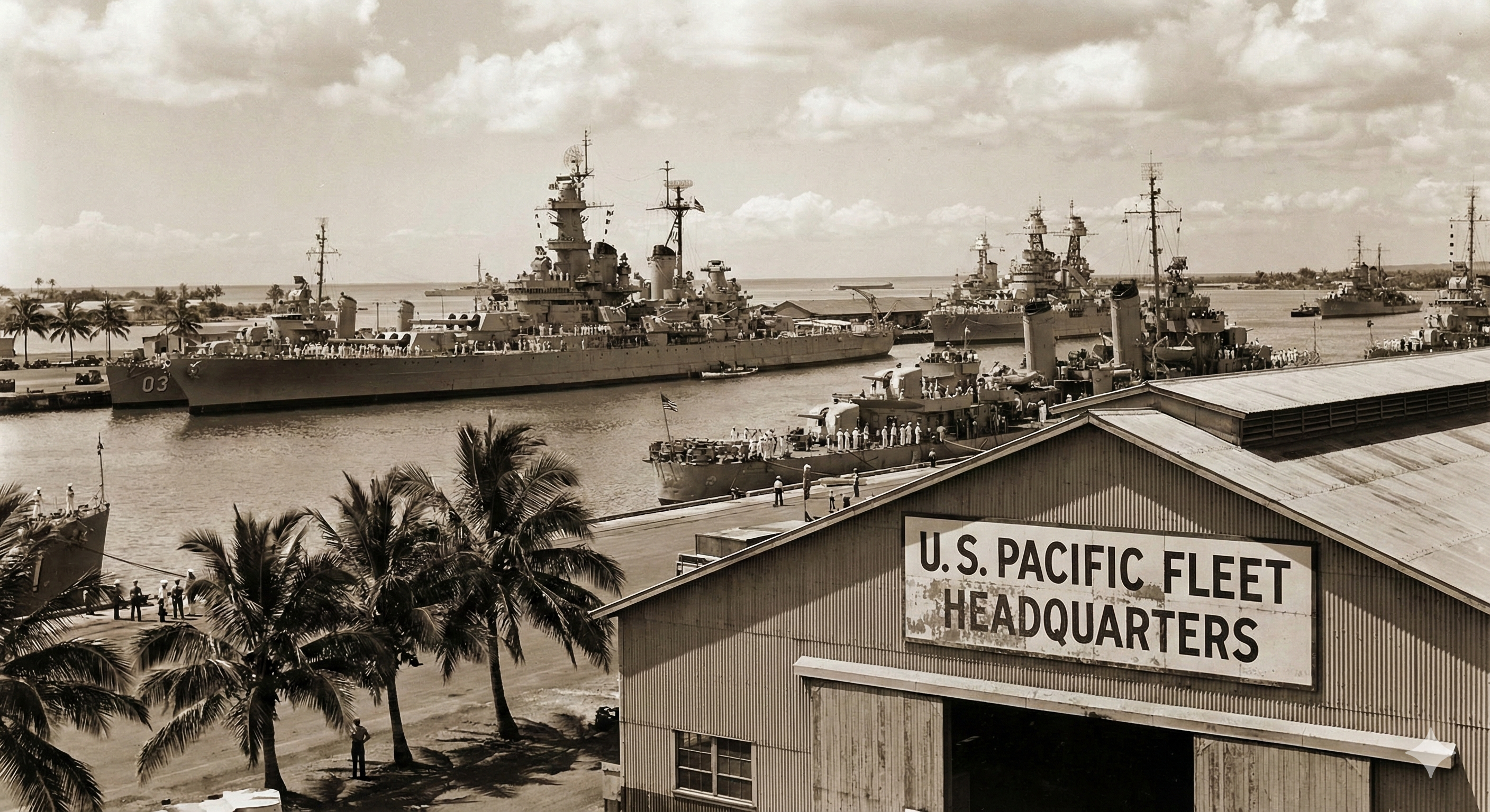 What forced the US to move the Pacific Fleet to Pearl Harbor