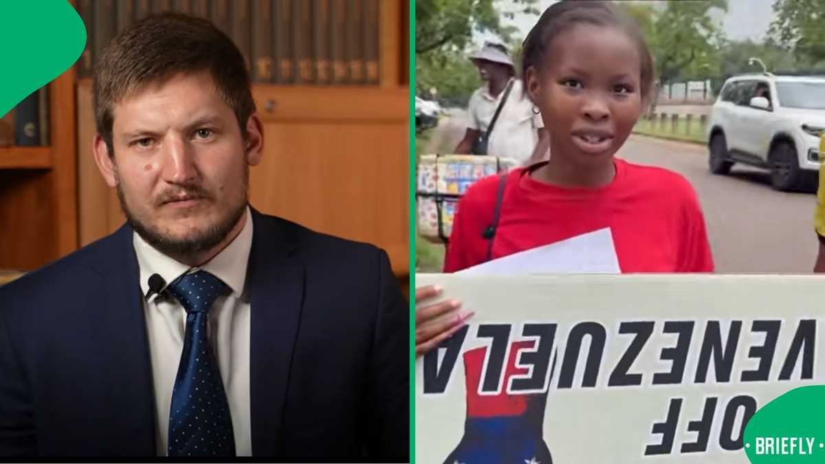 "SA is going down the drain": Protesters think Maduro is held at the ...