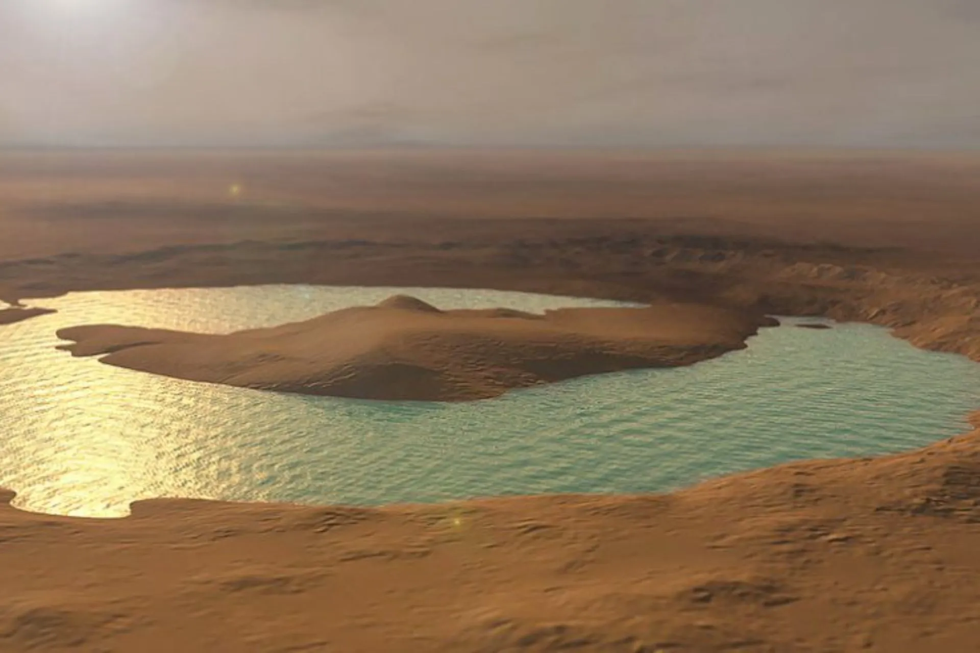 Come l’acqua è sopravvissuta su Marte: laghi sotto ghiaccio