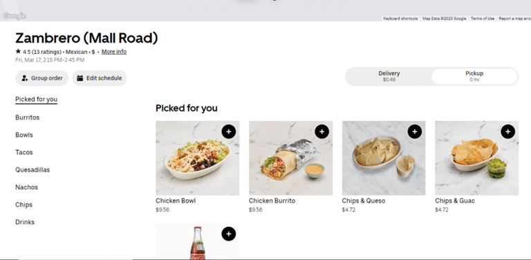 Zambrero menu with prices [updated 2026]