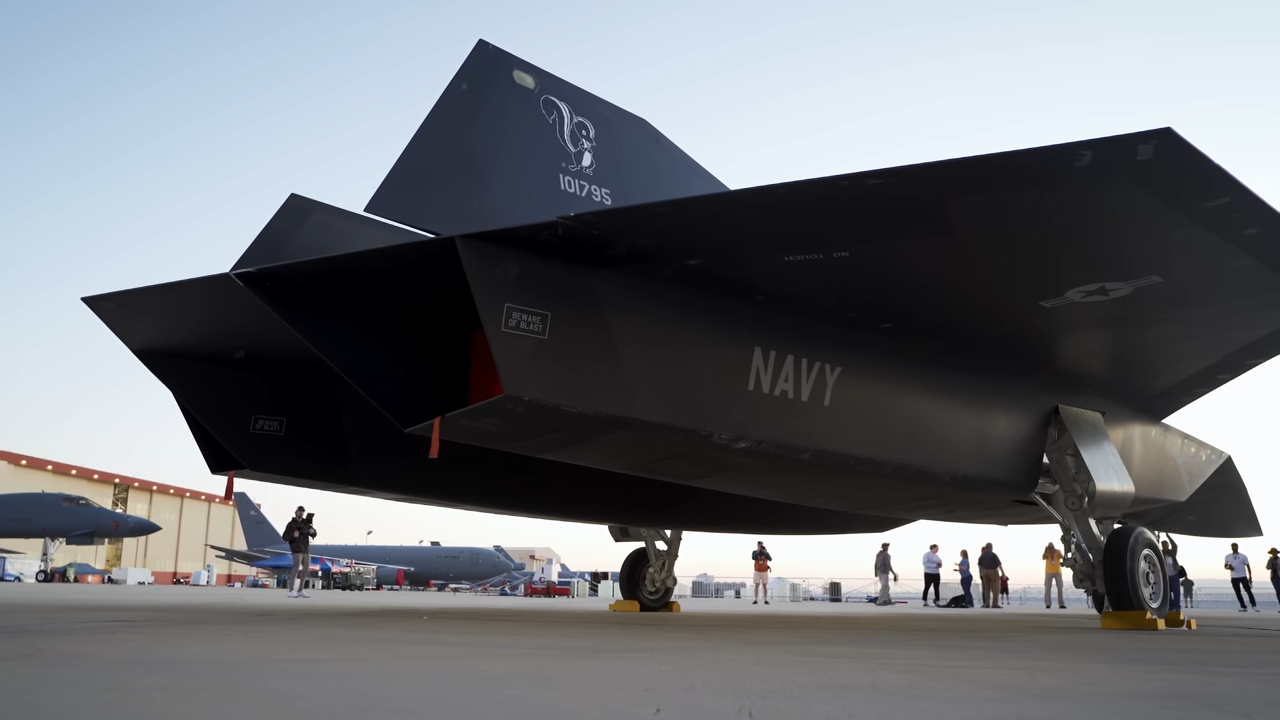 Watch the jet that blurred the line between fiction and reality