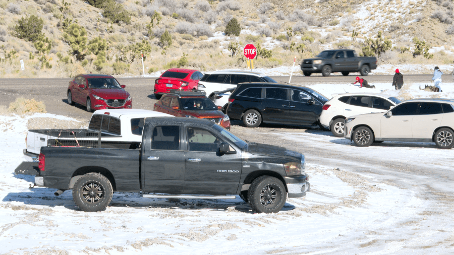 Nevada SR 157 reopens; Mount Charleston still snowy