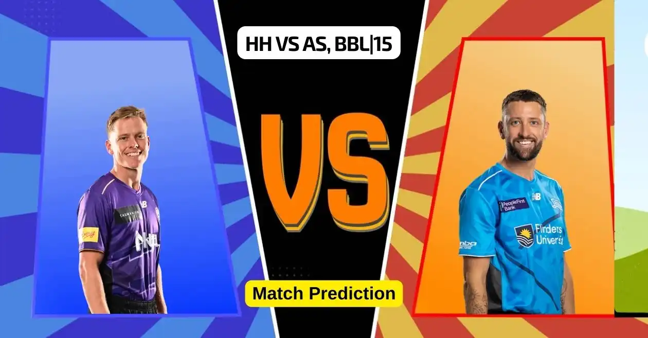 HH vs AS, BBL 15, match prediction: Who will win today’s game between ...