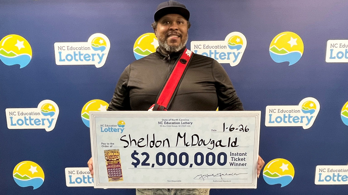 Lee County man hugs store clerk after $2M lottery scratch-off win