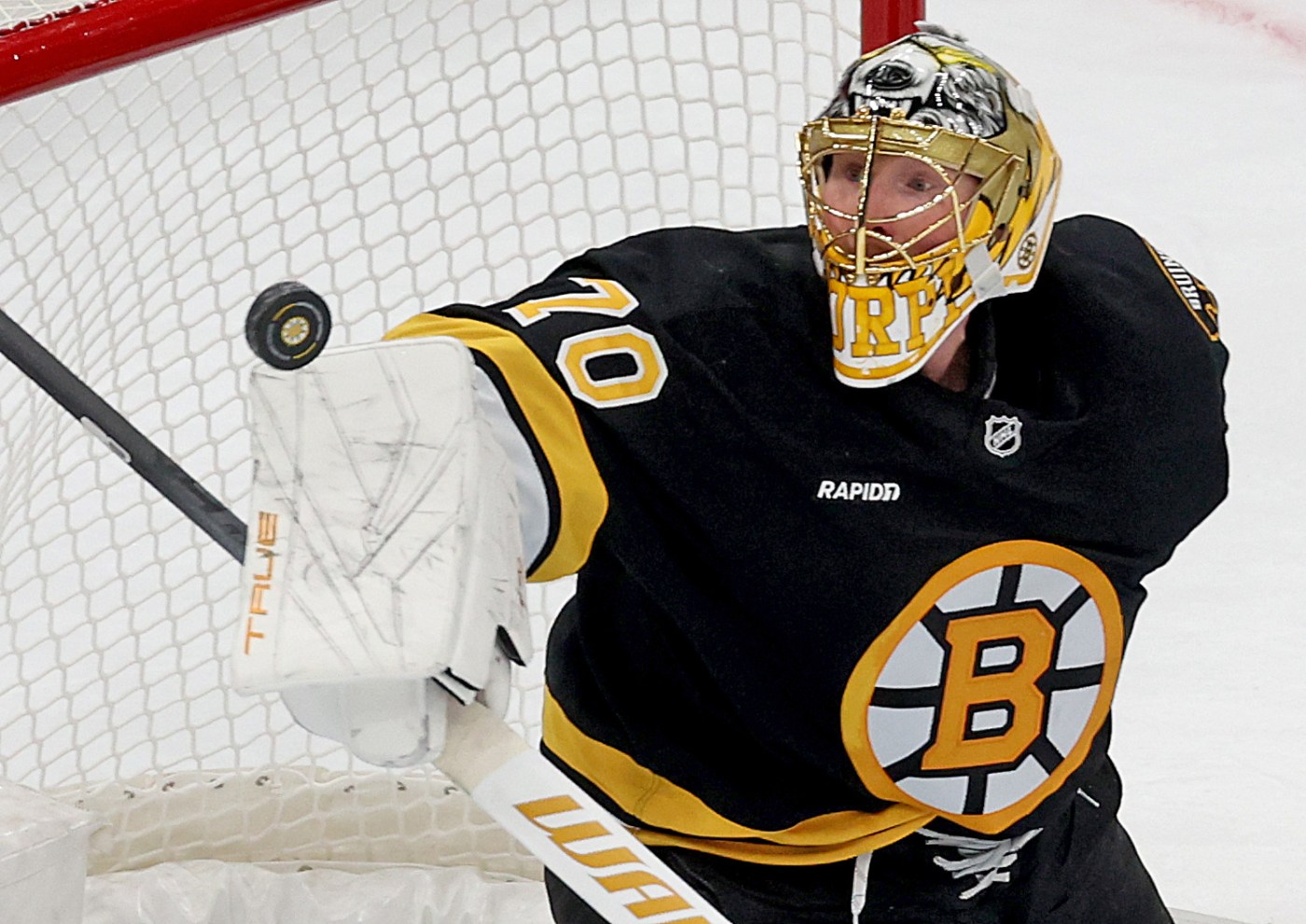 Bruins burn Flames with home cooking in 4-1 victory