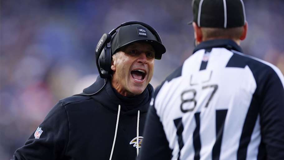 Nick Wright throws out wild Eagles–John Harbaugh take