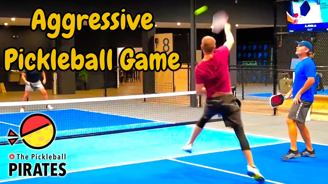 Senior men challenge non-seniors in hard-hitting pickleball