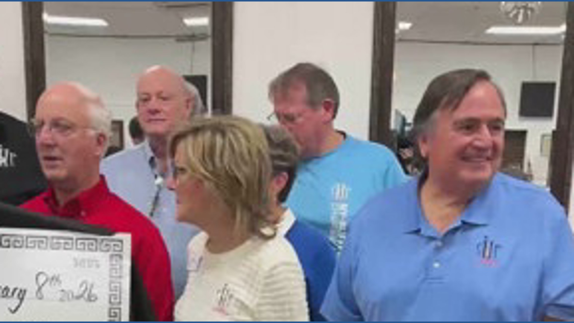 Stony Brook Legendary Lights presented a check to Sleep in Heavenly Peace