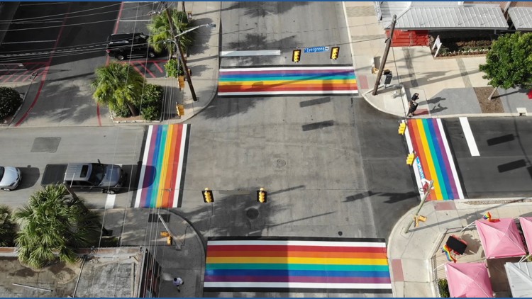 Rainbow sidewalks project paused as lawsuit is filed against the City ...