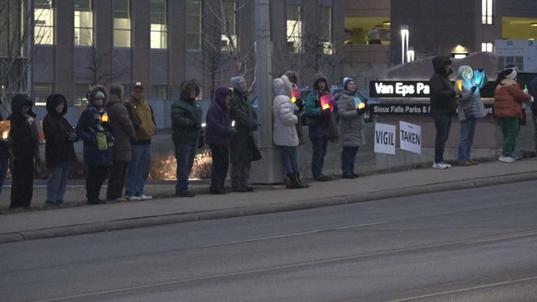 South Dakotans hold silent vigil for woman fatally shot by ICE in Minnesota