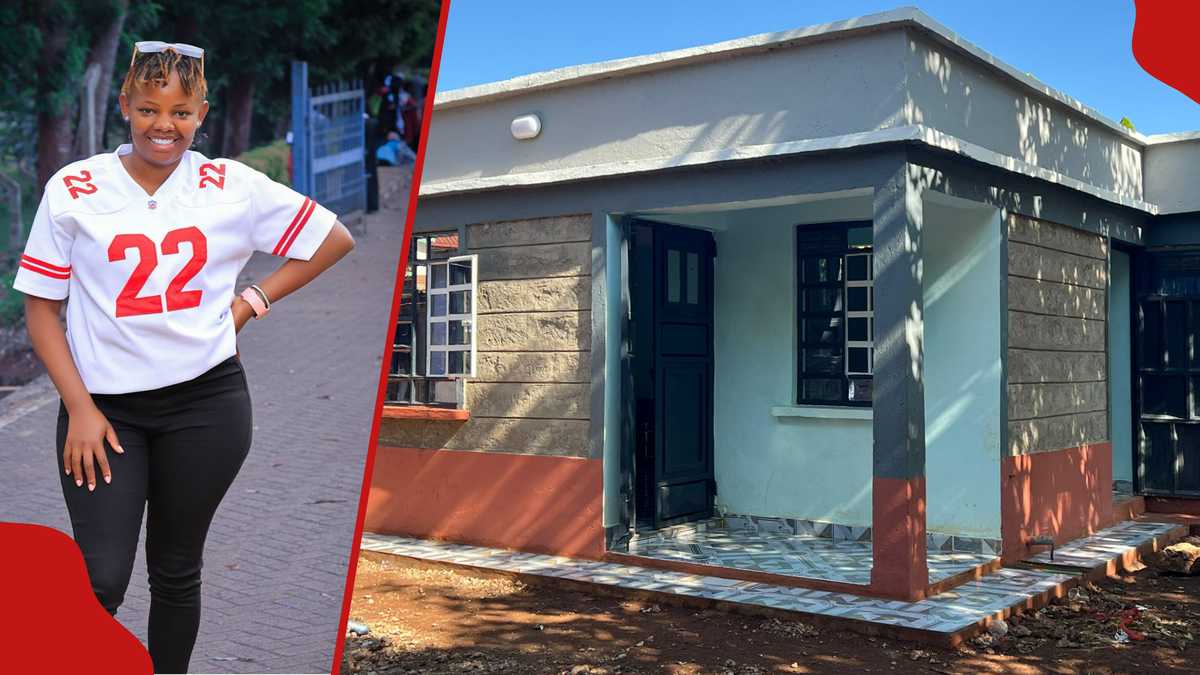 Murang'a woman elated after building 2-bedroom home for parents in 3 ...