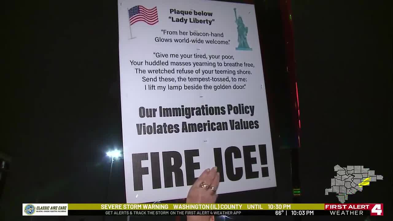 Minneapolis ICE shooting sparks St. Louis protest