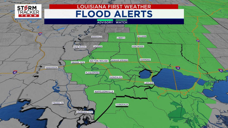 Baton Rouge weather: Strong storms remain possible through Saturday morning