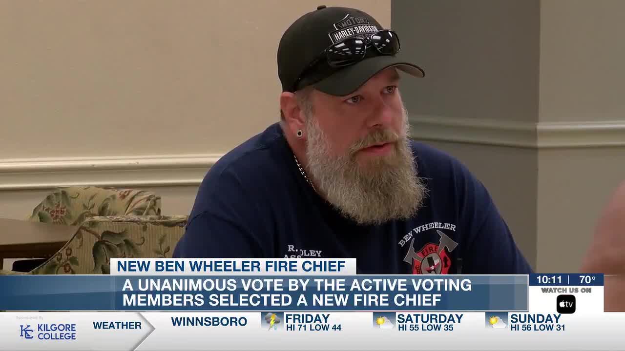 New fire chief selected for Ben Wheeler Fire Department