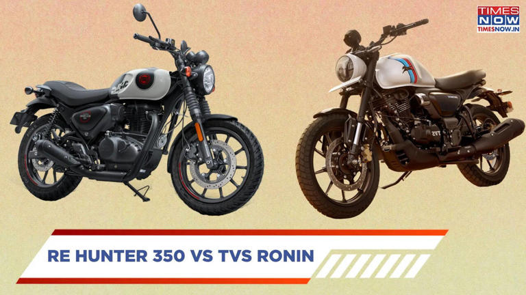 Royal Enfield Hunter 350 vs TVS Ronin — which 350cc bike should you buy?