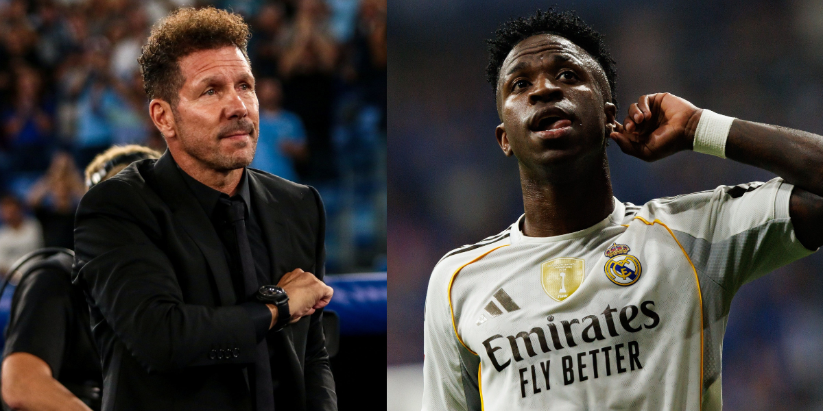 Simeone and Vinicius exchange sparks derby tension