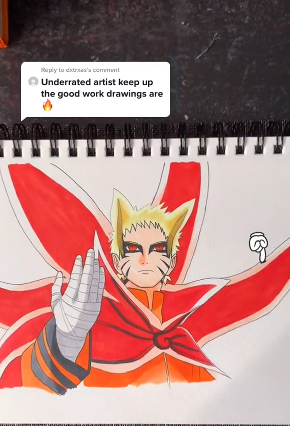 Naruto baryon mode artwork | Epic Naruto fan art