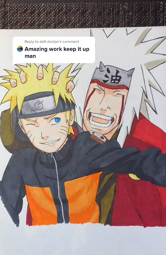 Naruto and Jiraiya artwork | Epic Naruto fan art