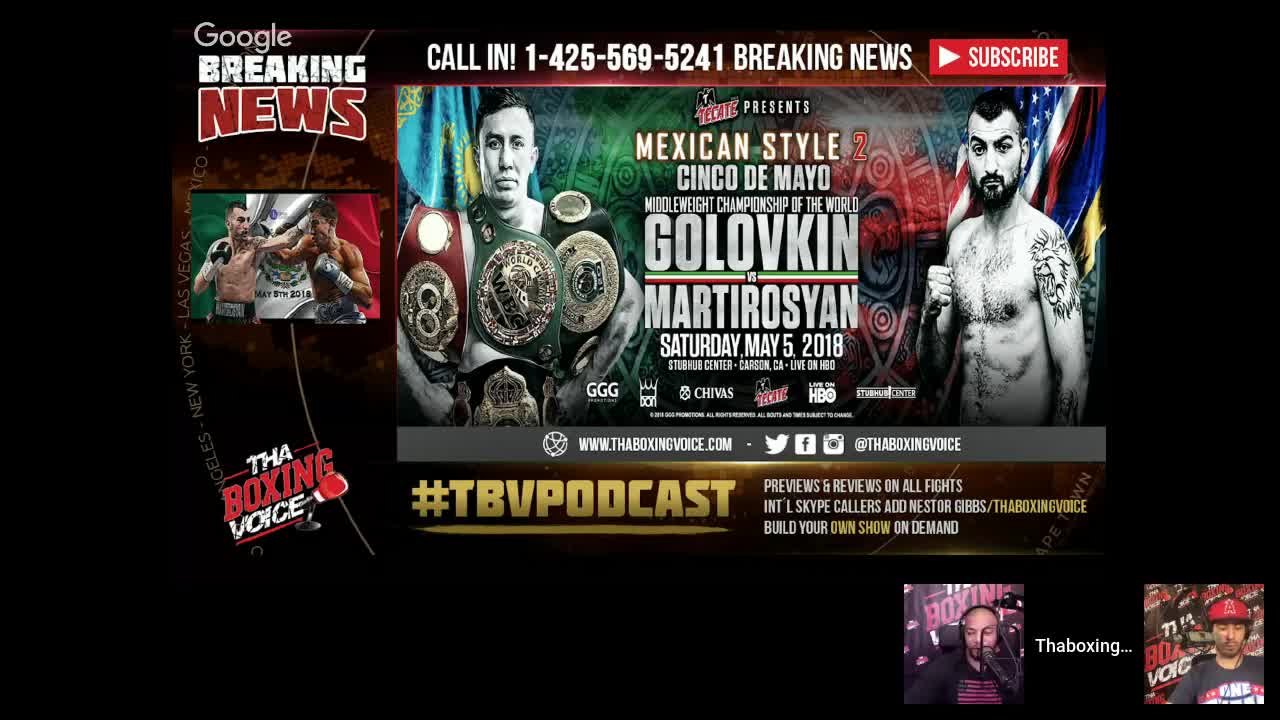 🚨We are back baby! Fight week Golovkin vs Martirosyan - we live from ...