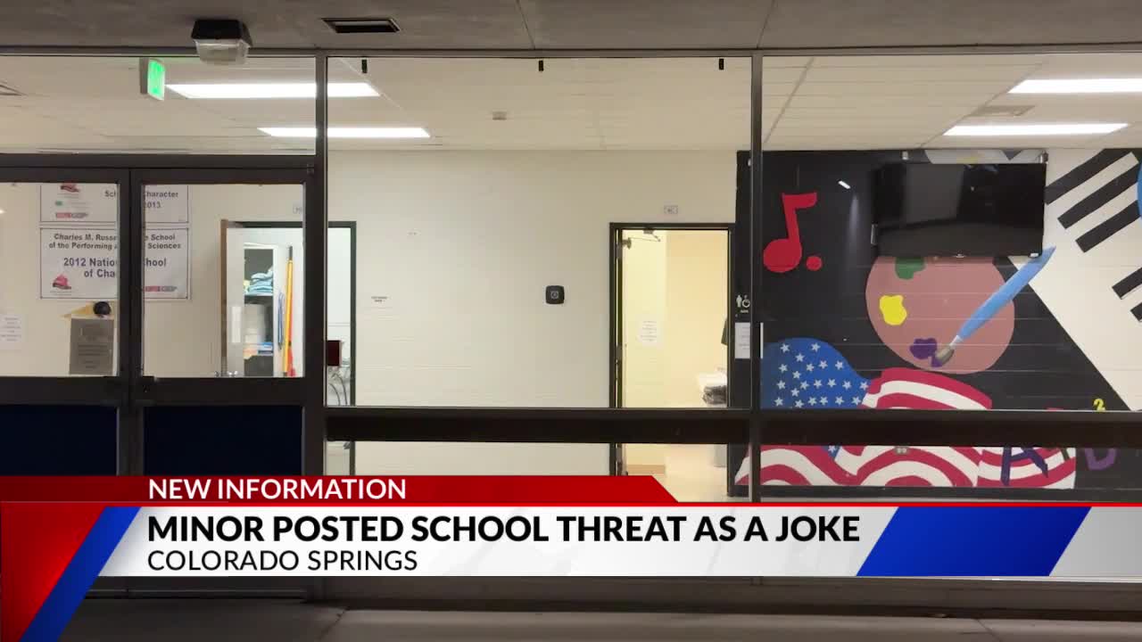CSPD: Minor posted threat against middle school as a joke
