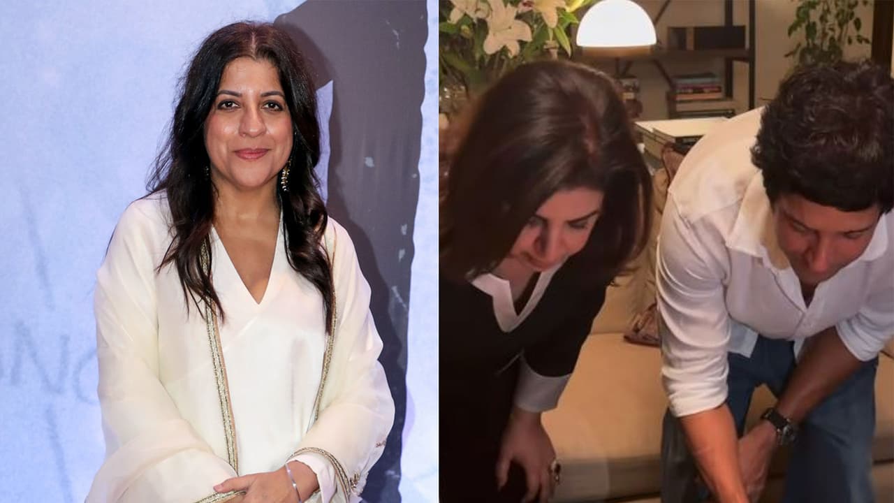 Farhan Akhtar, Farah Khan celebrate twin birthdays; Zoya shares video